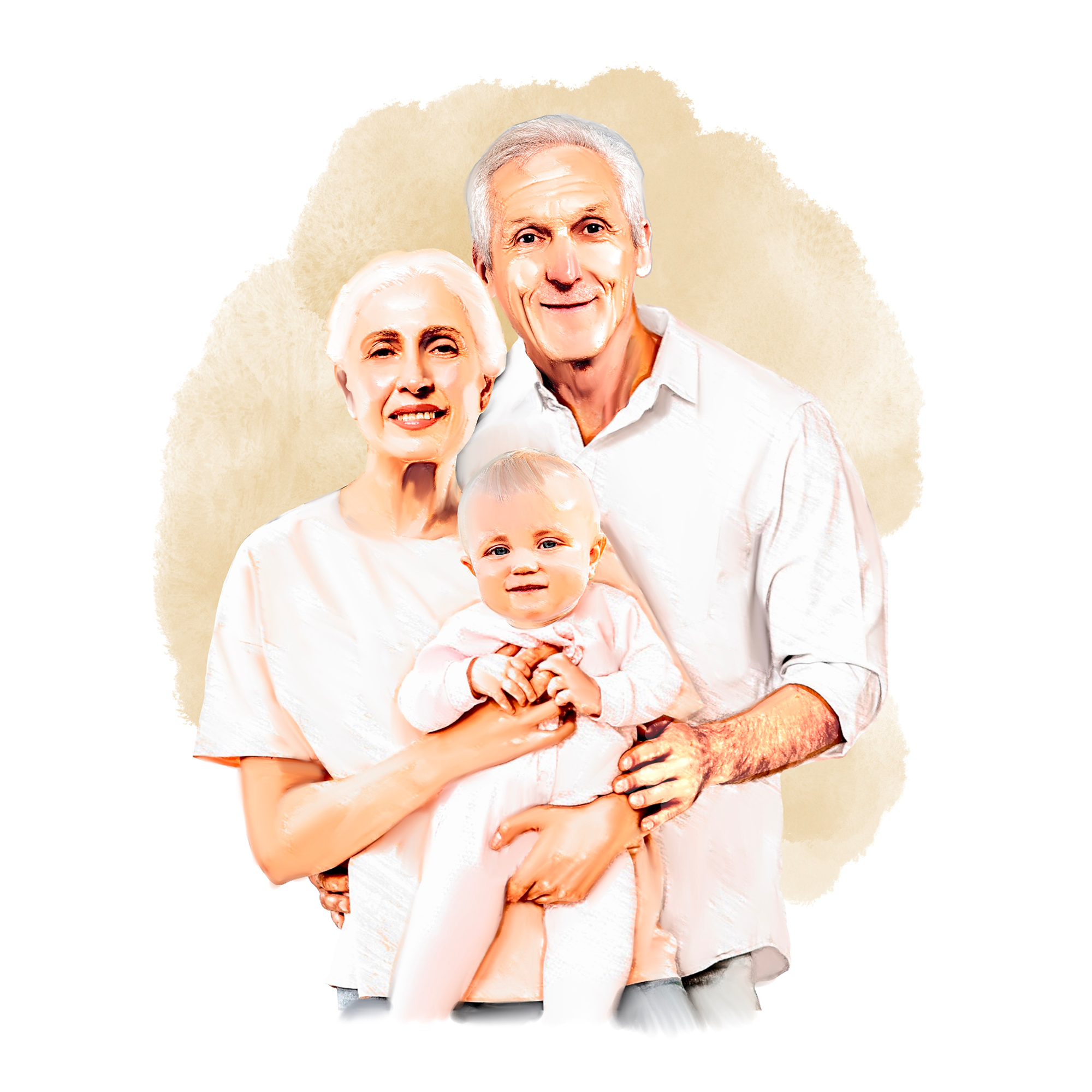 Wasserfarbenstil Portrait - Lieser Design